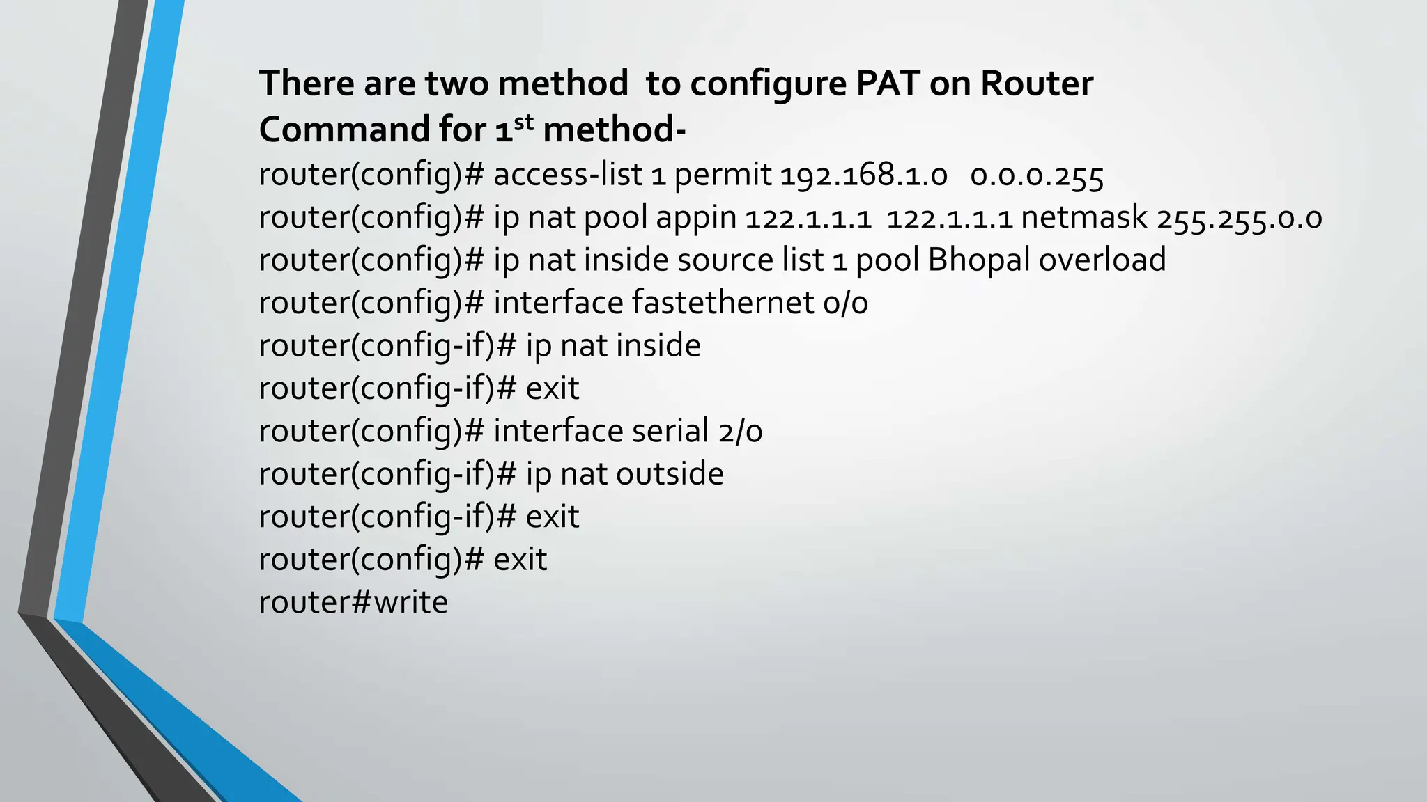 NATTING and it Types and PAT and implementation | PPTX