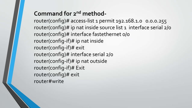 NATTING and it Types and PAT and implementation | PPTX | Computer ...
