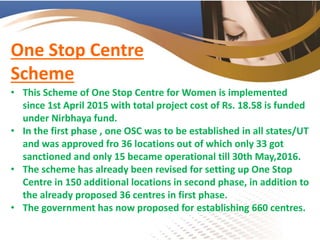 Women and Child Welfare | PPTX