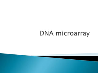 DNA Microarray | PPTX