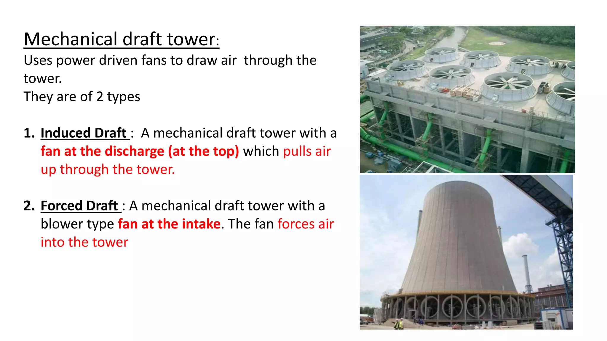 Cooling Towers - Classifications and working | PPTX