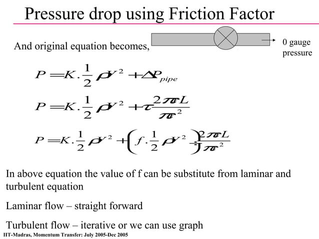 Pipe Flow Friction factor in fluid mechanics | PPT | Physics | Science