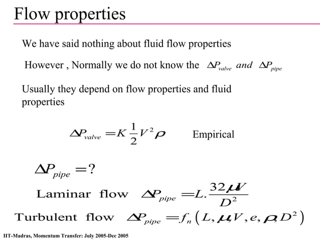Pipe Flow Friction factor in fluid mechanics | PPT | Physics | Science