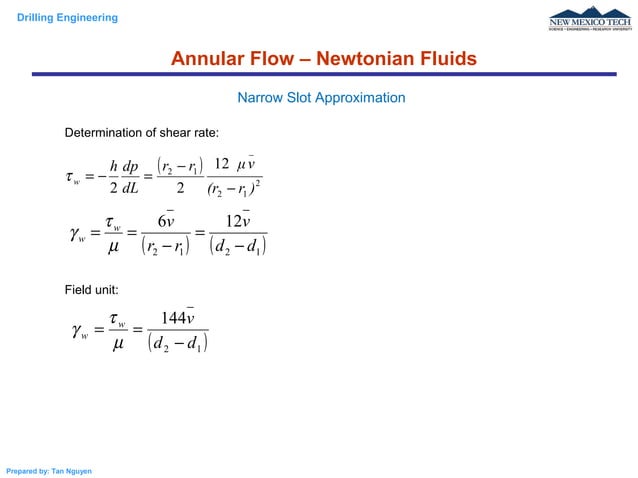 Laminar Flow in pipes and Anuli Newtonian Fluids | PPT | Physics | Science