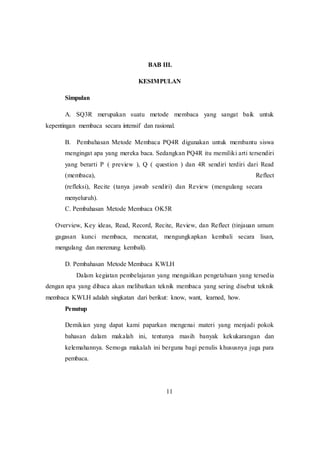 pengembangan keterampilan membaca | PDF