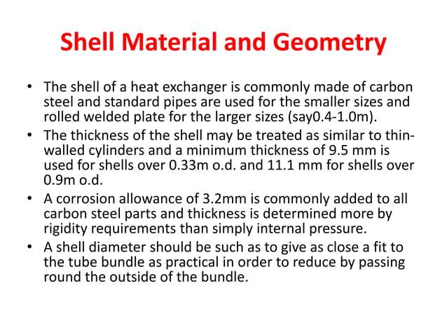 Shell and Tube Heat Exchanger in heat Transfer | PPTX | Physics | Science