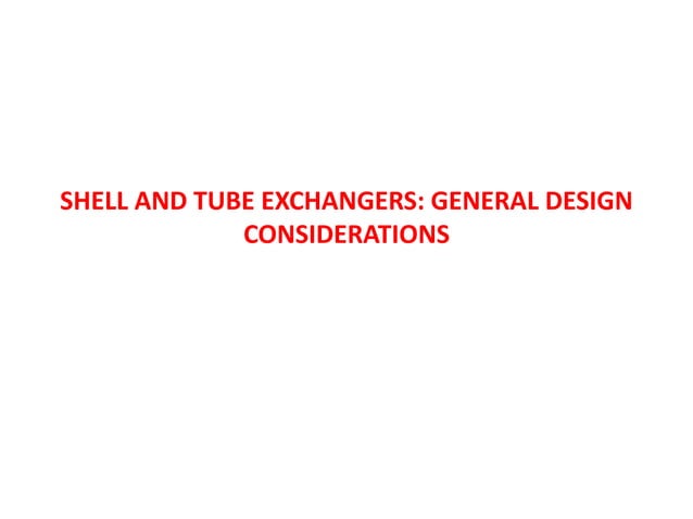 Shell and Tube Heat Exchanger in heat Transfer | PPTX | Physics | Science