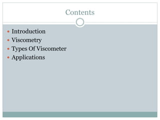 Elementary Viscosity in chemical engineering | PPT