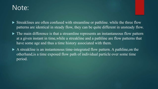 Flow pattern and flow visualization | PPTX