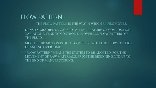 Flow pattern and flow visualization | PPTX
