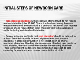 Neonatal resuscitation guidlines | PPT