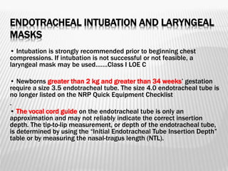 Neonatal resuscitation guidlines | PPT