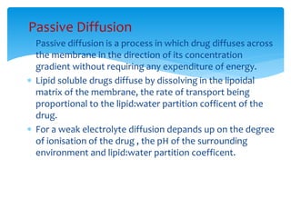 Translocation of drug | PPTX