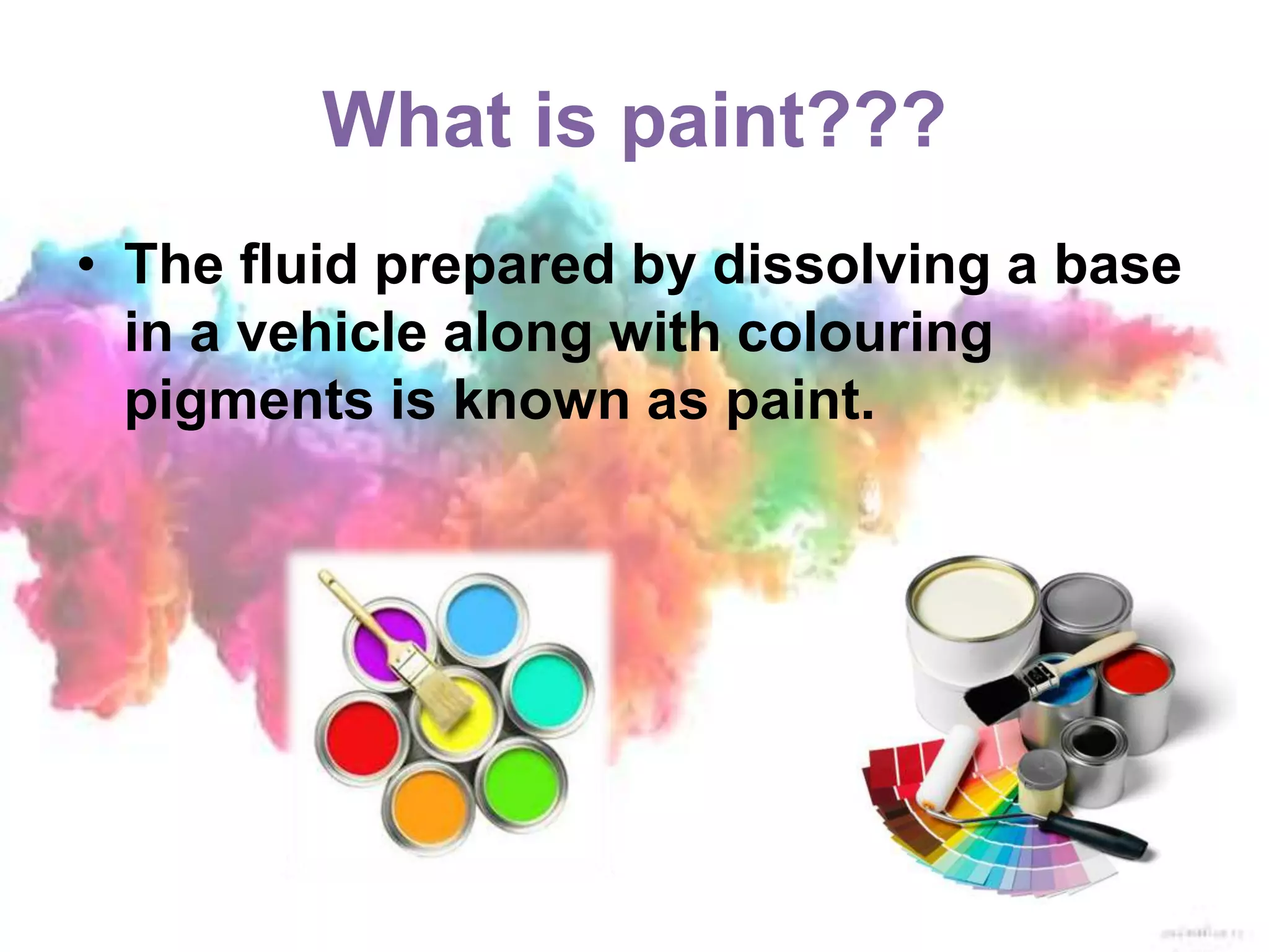 paint and its types (for architectural study) | PPTX