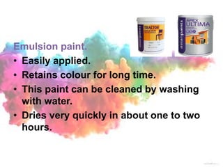 paint and its types (for architectural study) | PPTX