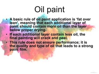 paint and its types (for architectural study) | PPTX