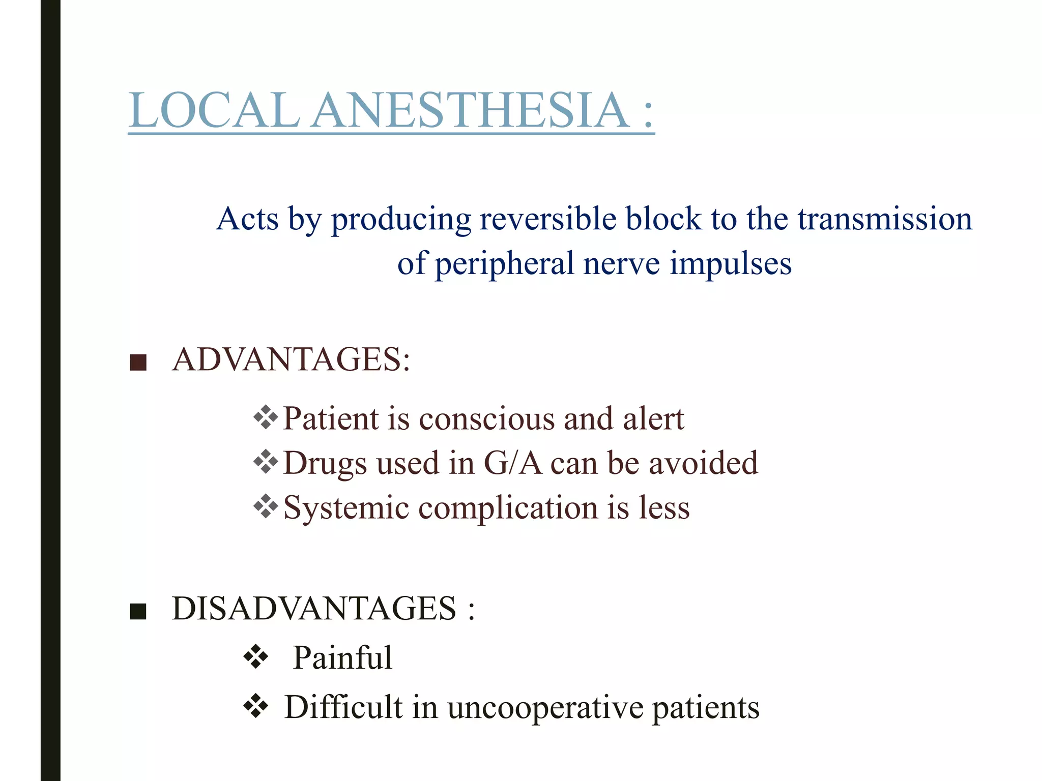 Ocular anesthesia | PPTX