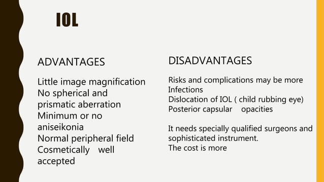 Aphakia | PPTX | Death, Injury, or Military Conflict | Sensitive Topics
