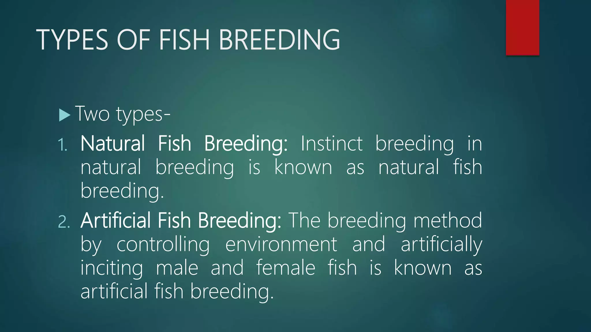 FACTORS RELATED TO FISH BREEDING | PPTX