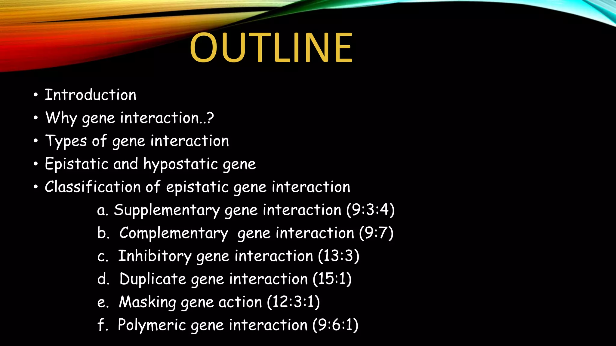 Gene Interaction | PPTX