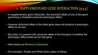 Gene Interaction | PPTX