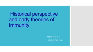 Theories of Immunity | PPTX