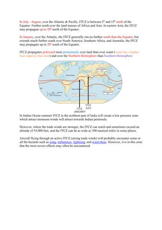ITCZ - Inter Tropical Convergence Zone | PDF