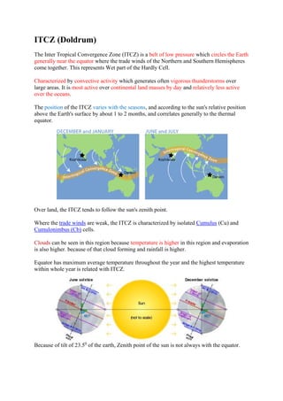 ITCZ - Inter Tropical Convergence Zone | PDF