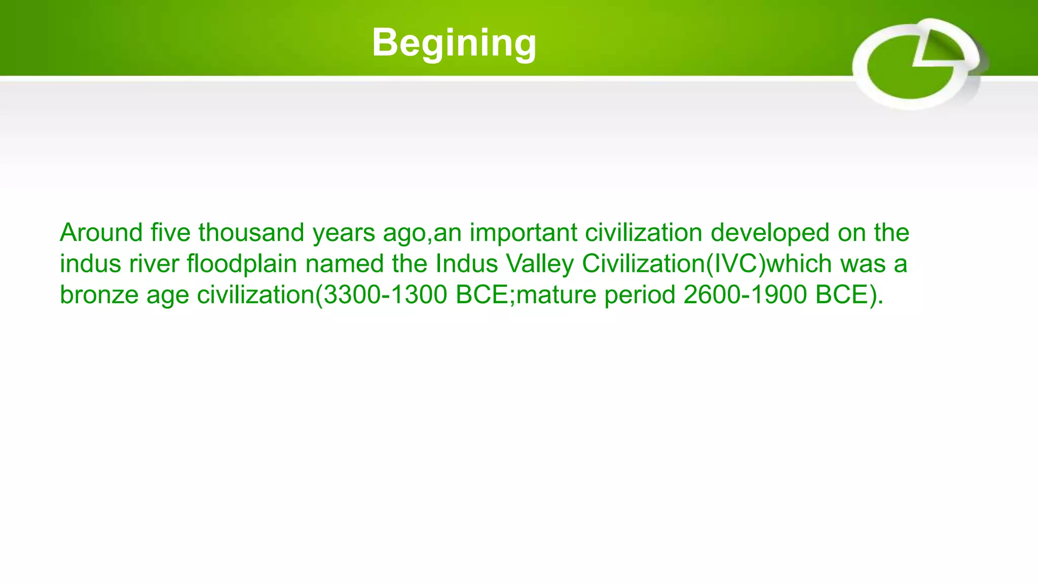 Indus Valley Civilization | PPTX