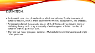 antiparasiticides | PPTX