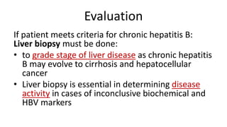 Chronic Hepatitis B Infection | PPTX