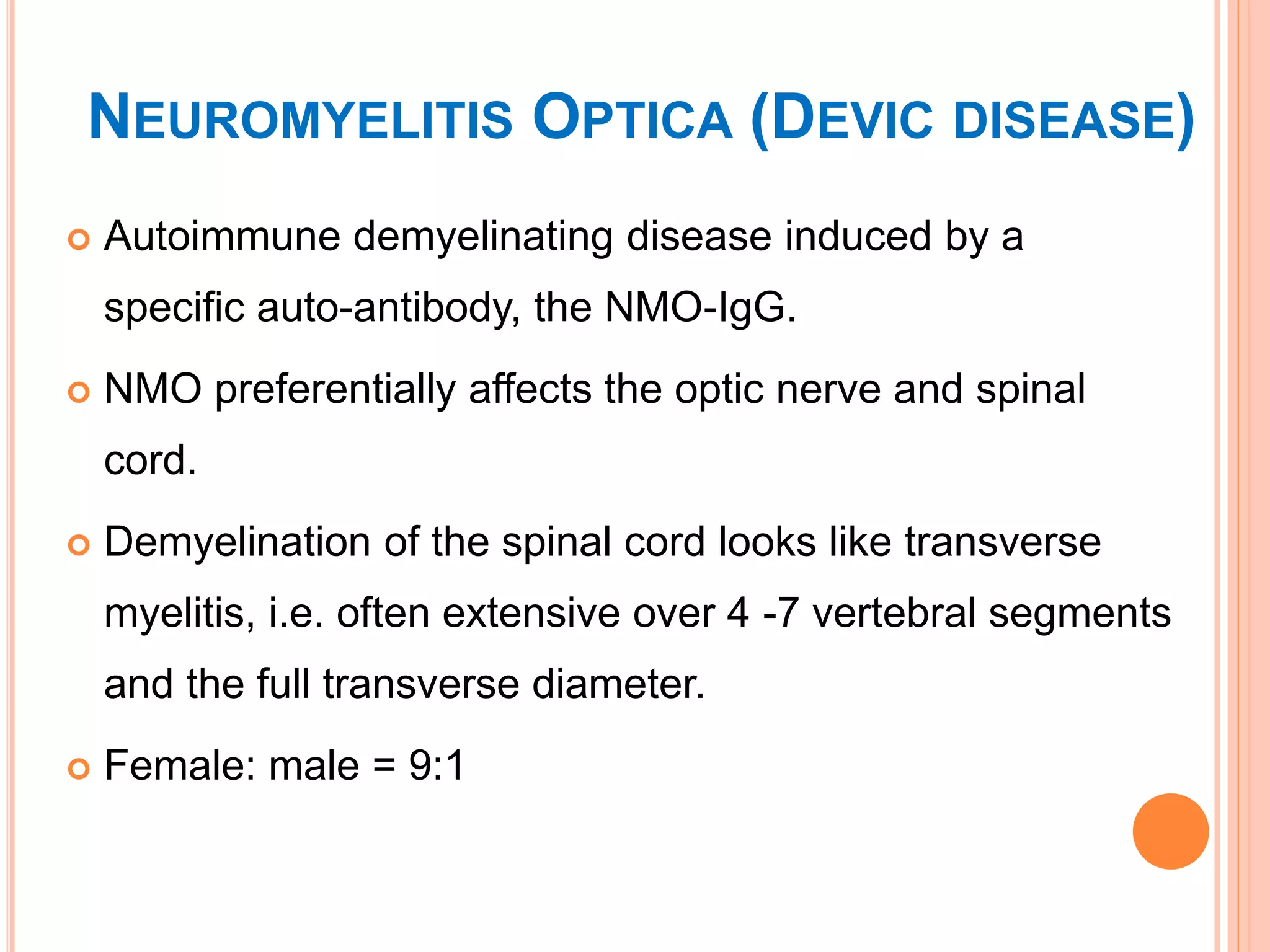 Spinal cord lesions and its radiological imaging finding. | PPTX