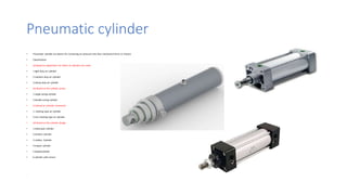 Presentation on pneumatic actuator | PPTX