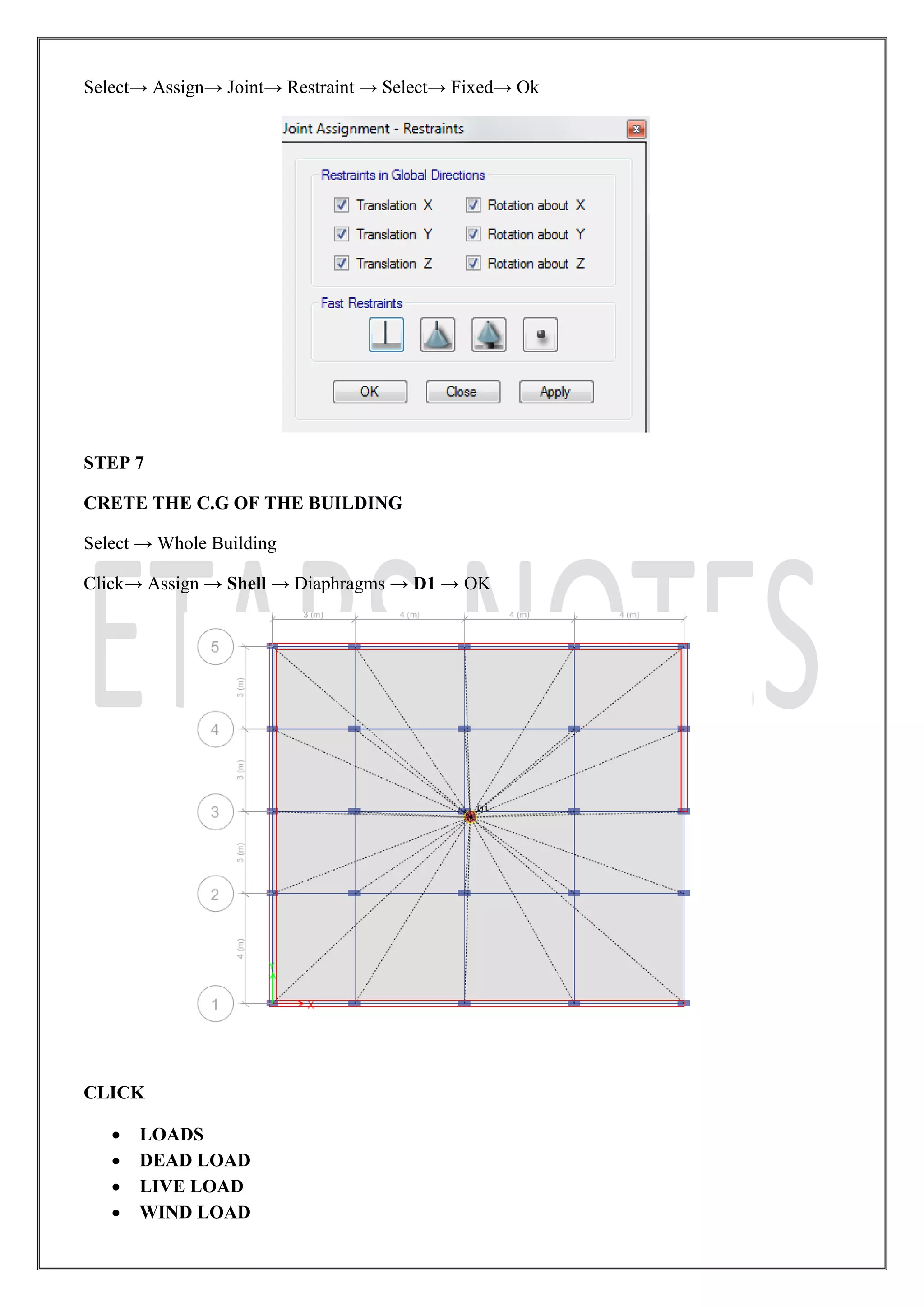 ETABS BASIC DESIGN | PDF