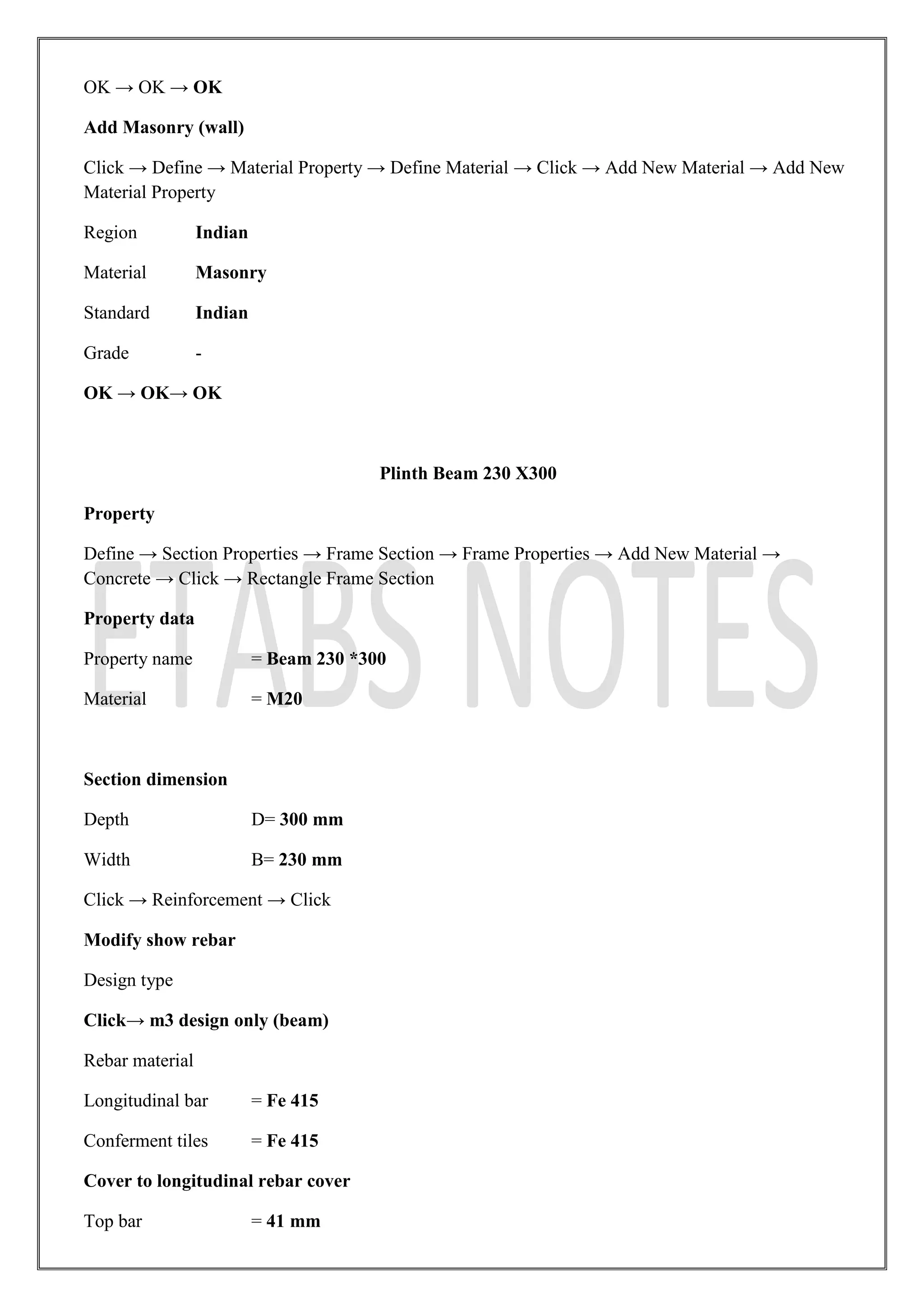 ETABS BASIC DESIGN | PDF