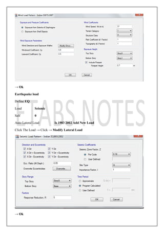ETABS BASIC DESIGN | PDF