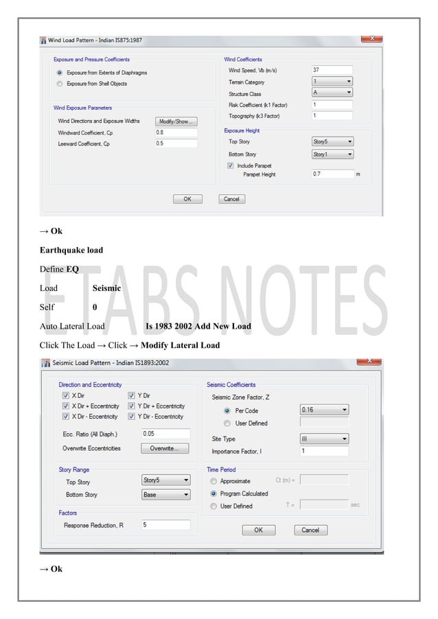 ETABS BASIC DESIGN | PDF | Civil Engineering Industry | Industries