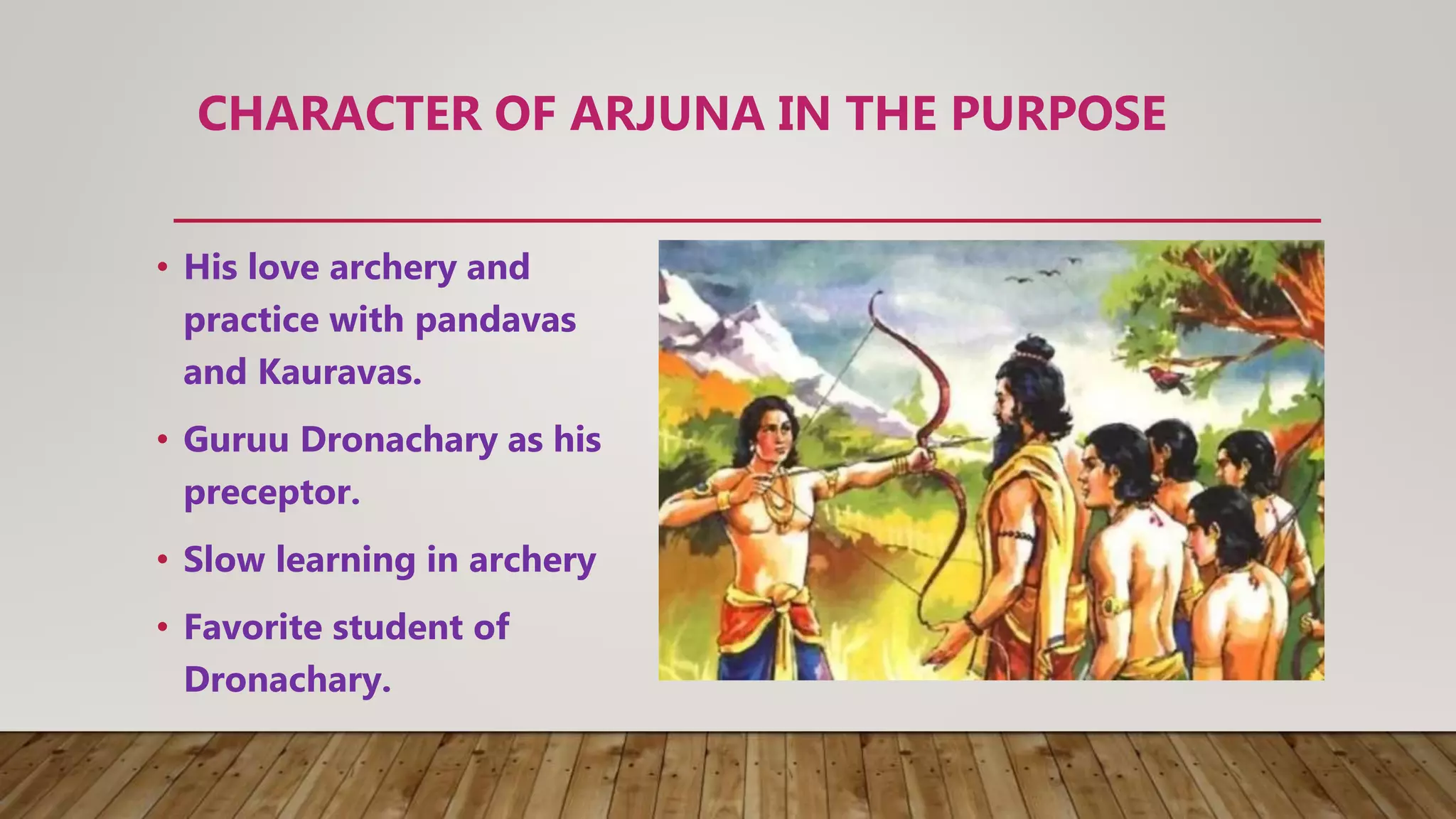 Critical Analysis characterof Arjuna | PPTX