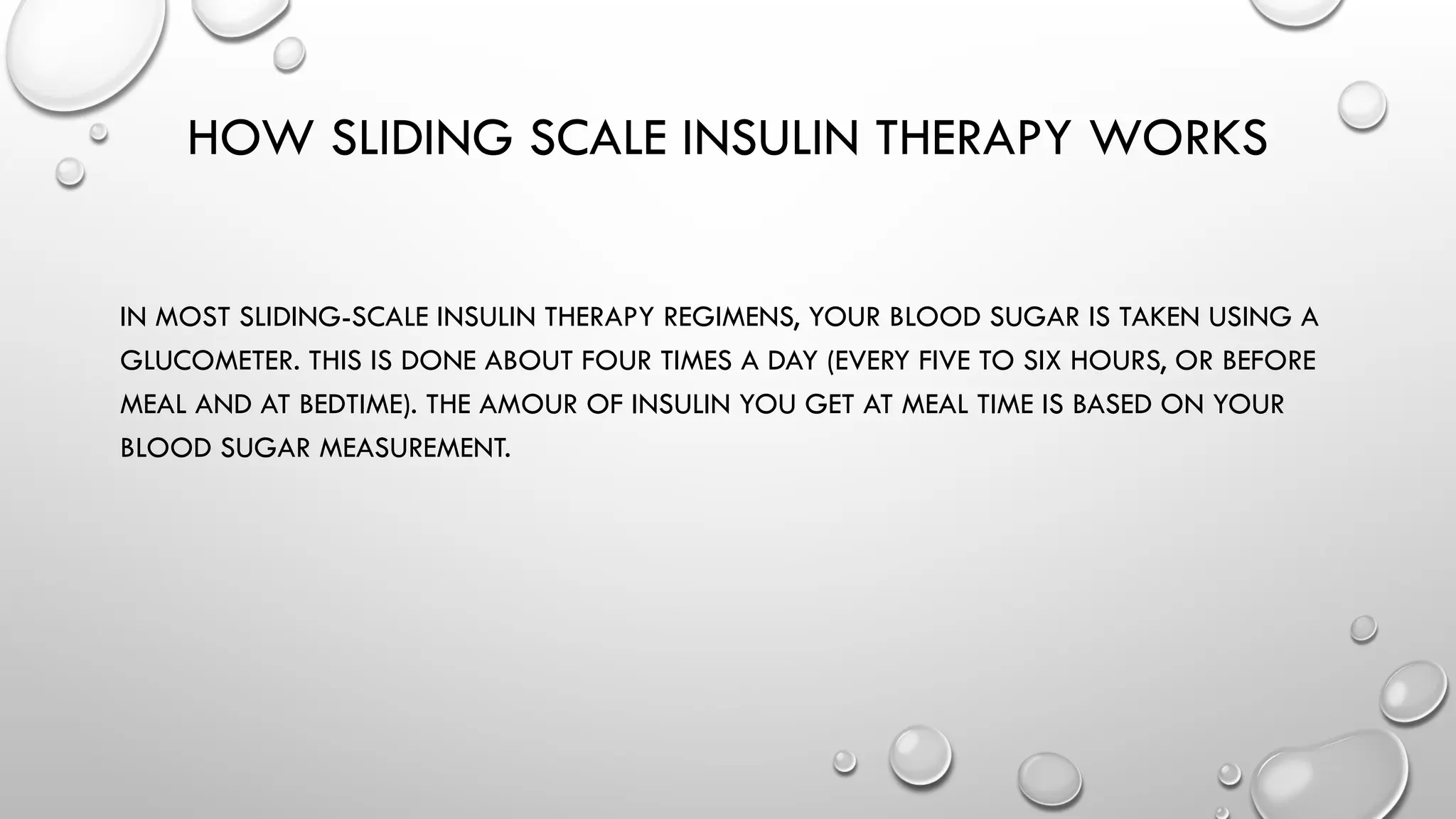SLIDING SCALE GLUCOSE GROUP PRESENTATION | PPTX