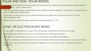 Nature of Bonding in Organic Molecules - Sahana Kamath | PPTX
