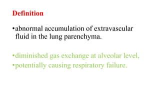 Pulmonary Edema | PPTX
