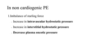 Pulmonary Edema | PPTX