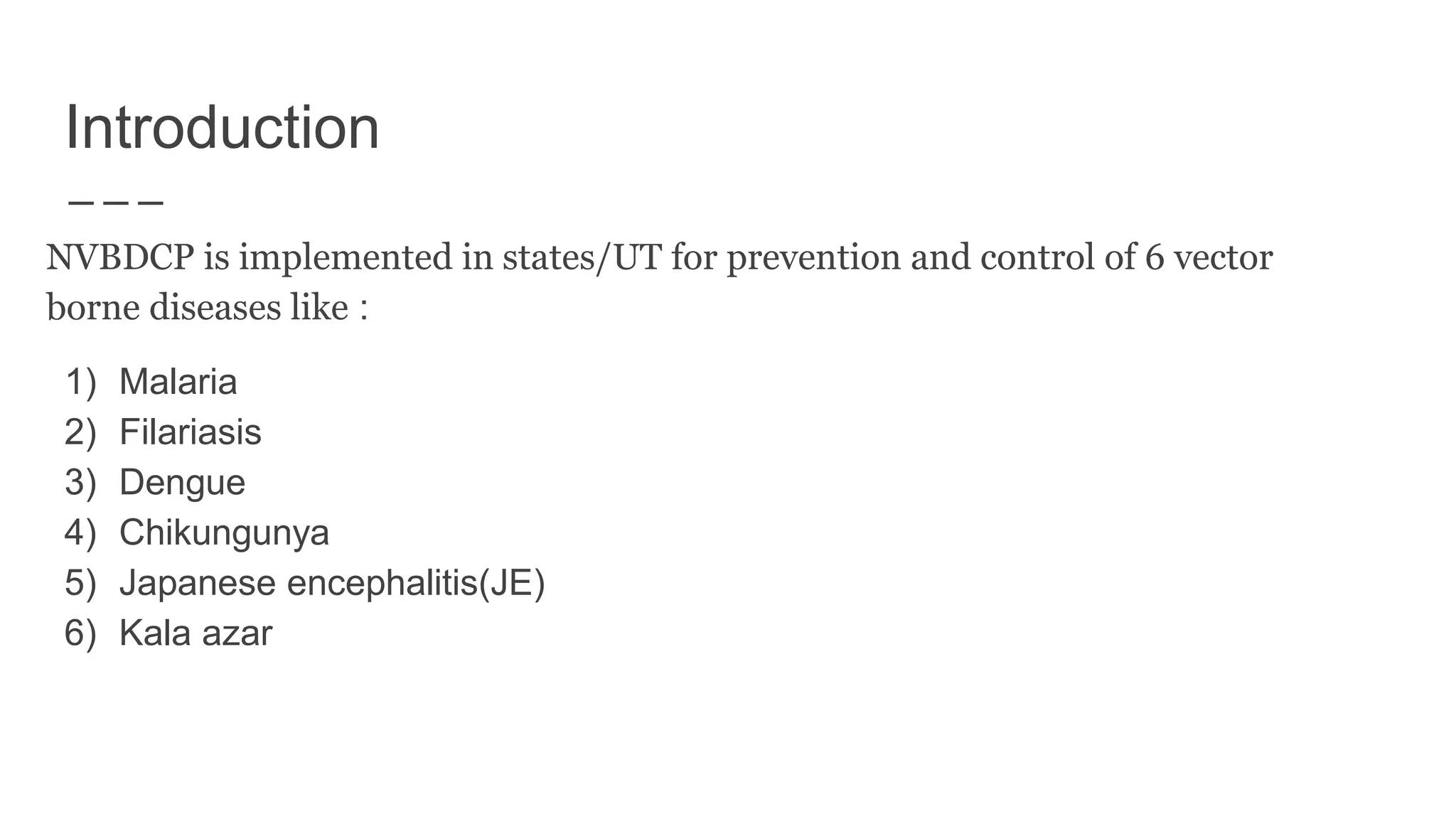 National vector borne diseases control program | PPTX