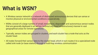 Computational intelligence in wireless sensor network | PPTX
