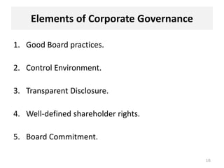 Corporate Governance | PPTX