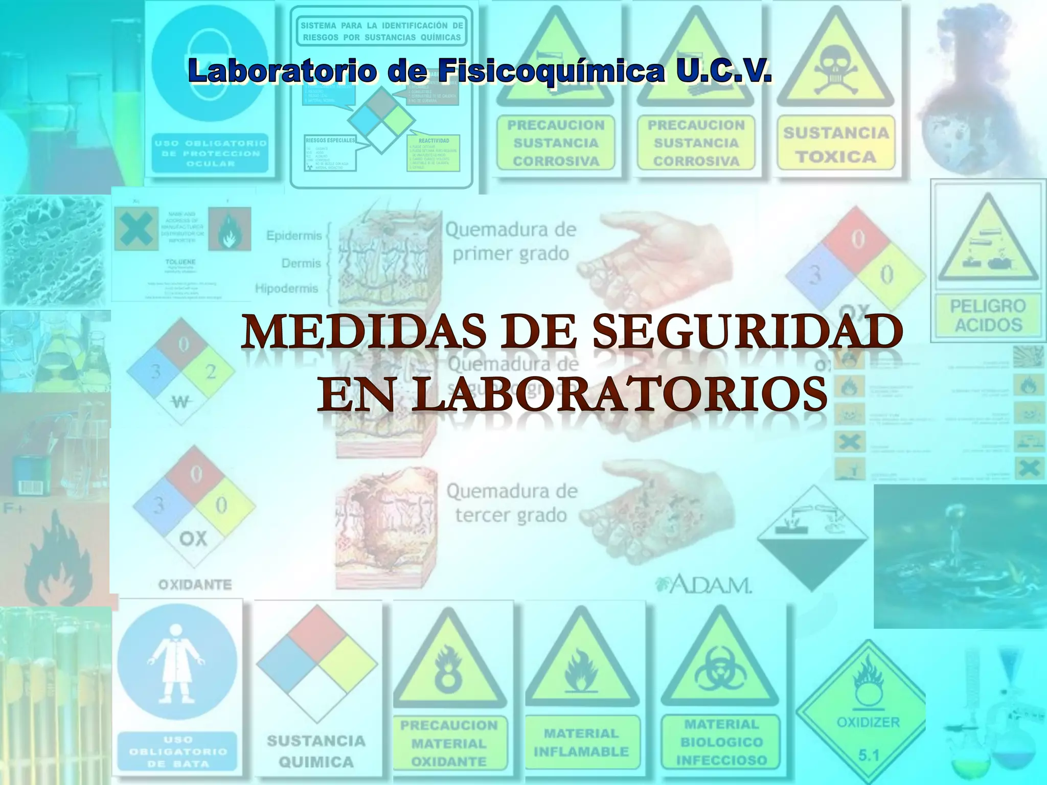 Medidas de seguridad en los laboratorios de química | PPT