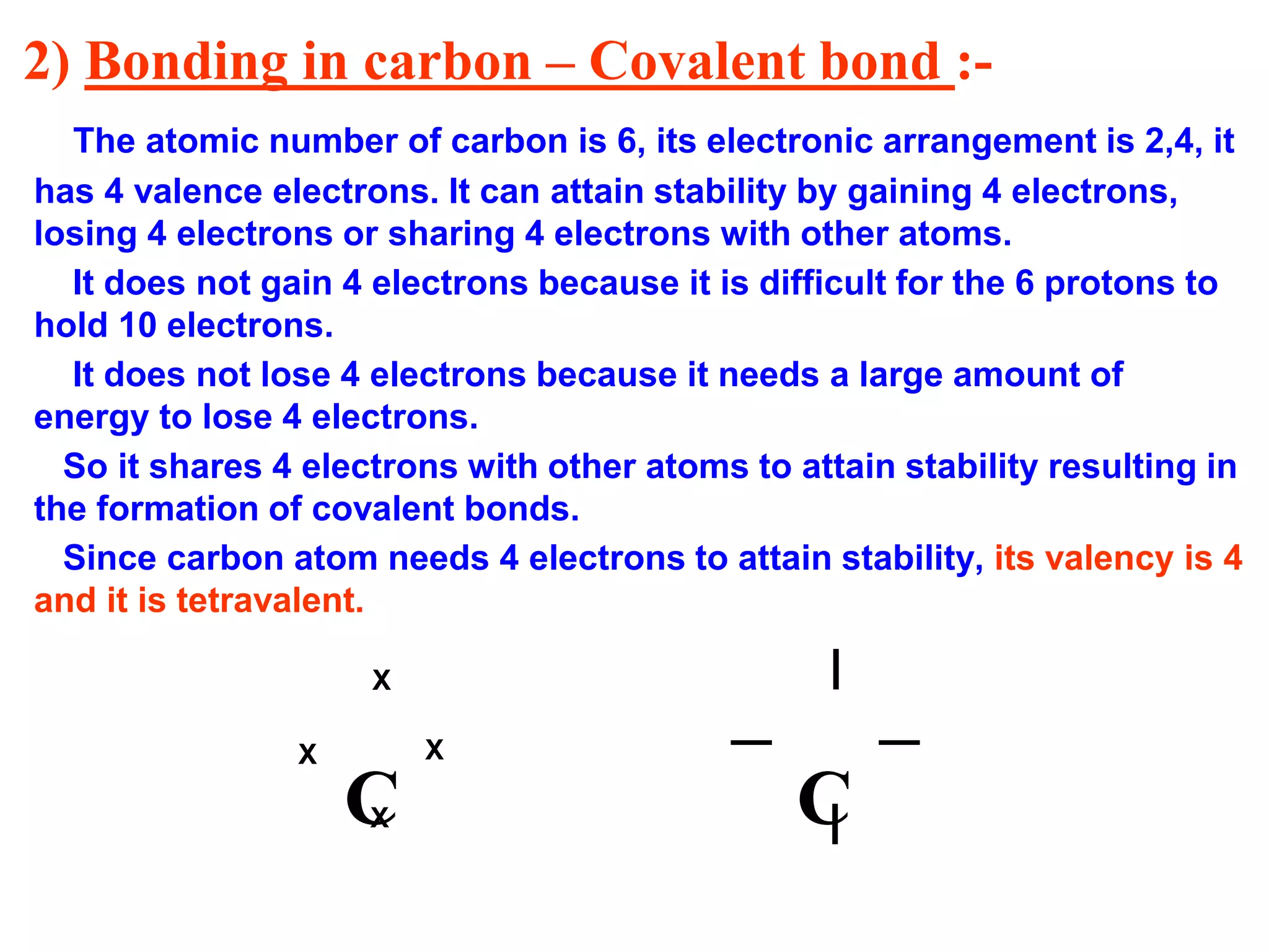carbon and its compounds | PPTX