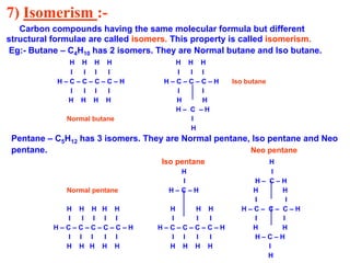 carbon and its compounds | PPTX