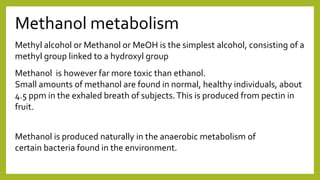 Alcohol metabolism | PPTX