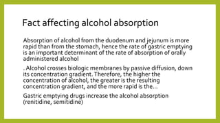 Alcohol metabolism | PPTX